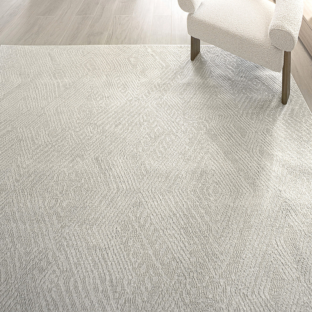 Marco Sandy - Beige Fuzzy Patterned Carpet Online | Carpet Centre