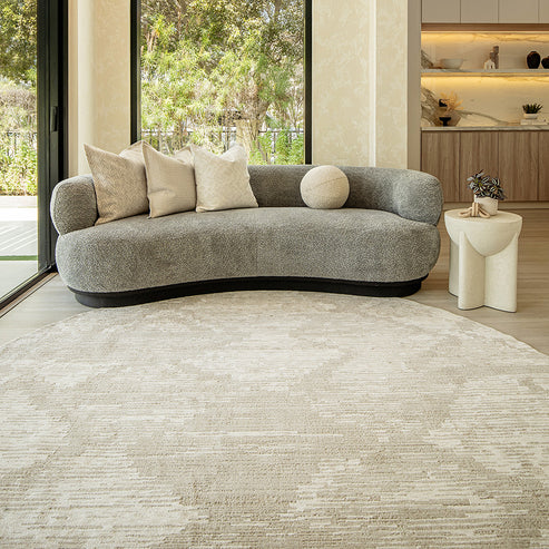 Buy Freida Sandy Carpet - Large Diamond Pattern Carpet | Carpet Centre