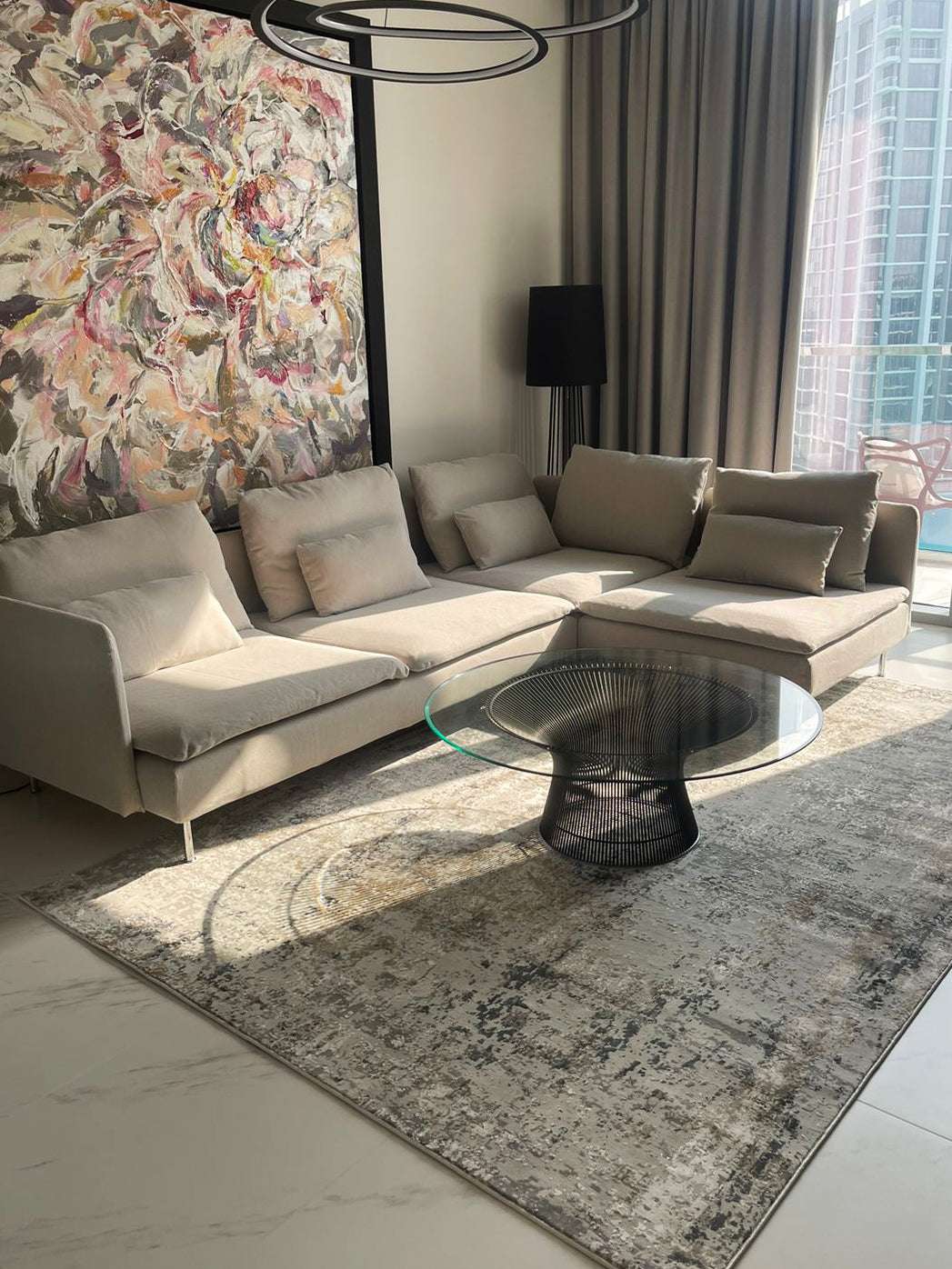 Jay Haywoods - Buy Modern Grey Distressed Carpet | Carpet Centre