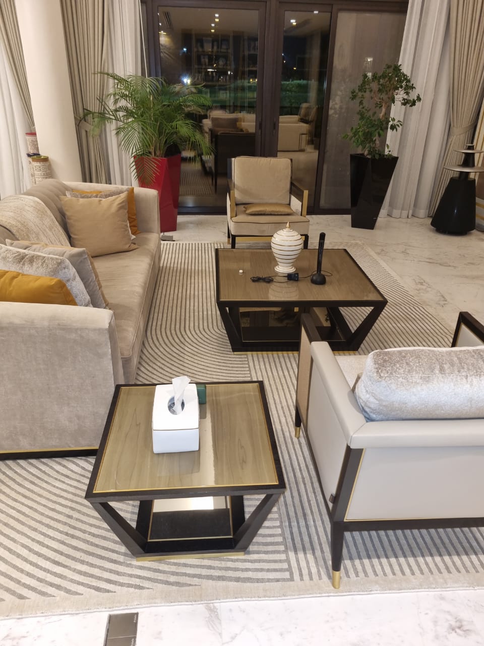 Maze Sandy - Curves & Straight Lines Patterned Carpet | Carpet Centre