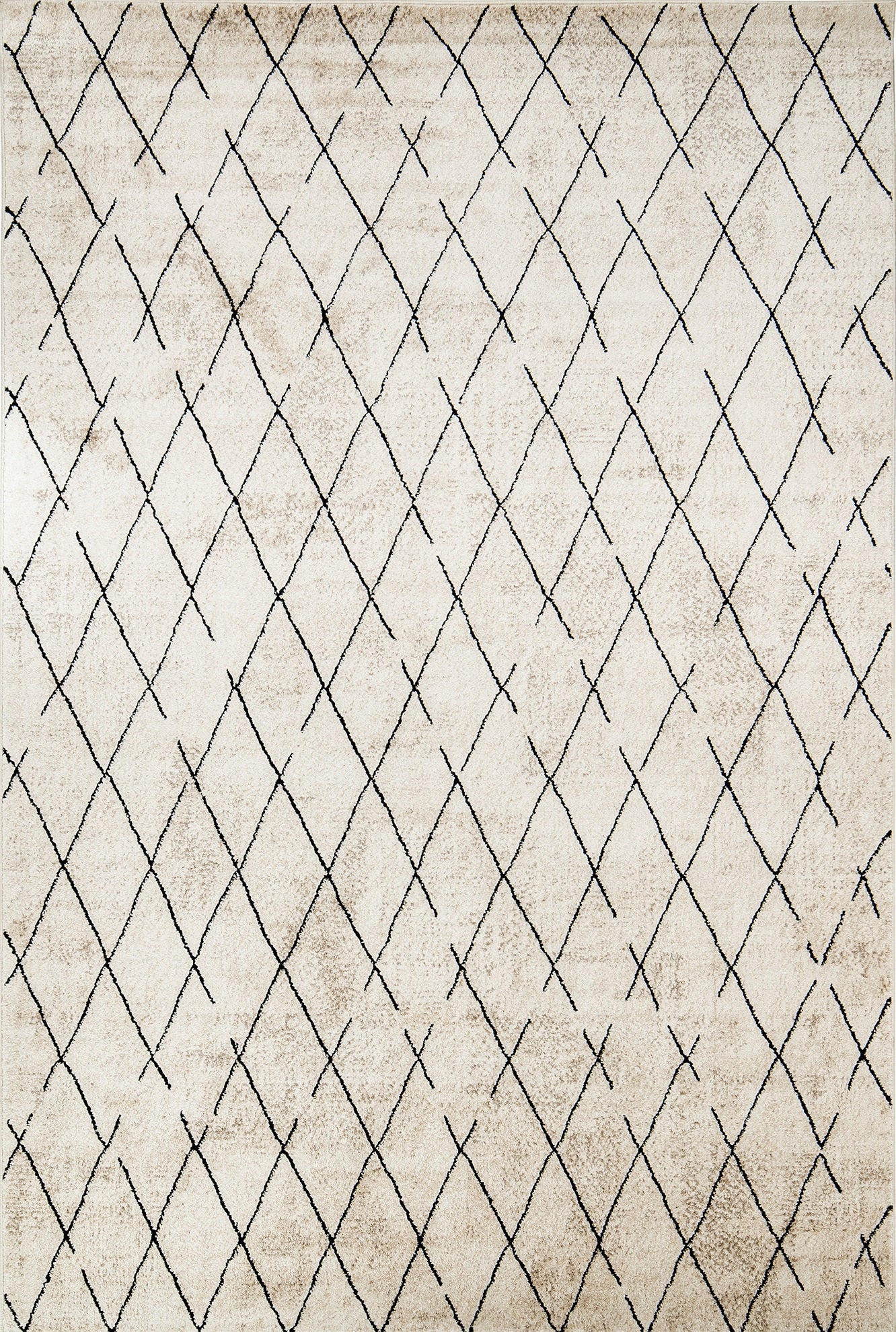 Renzo Ebony - Berber Diamond Patterned Carpet | Carpet Centre