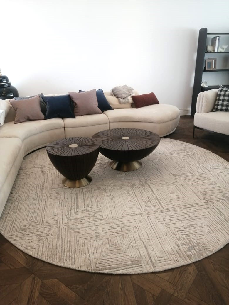 Buy EH Riley Stone Round Carpet - Textured Carpet | Carpet Centre