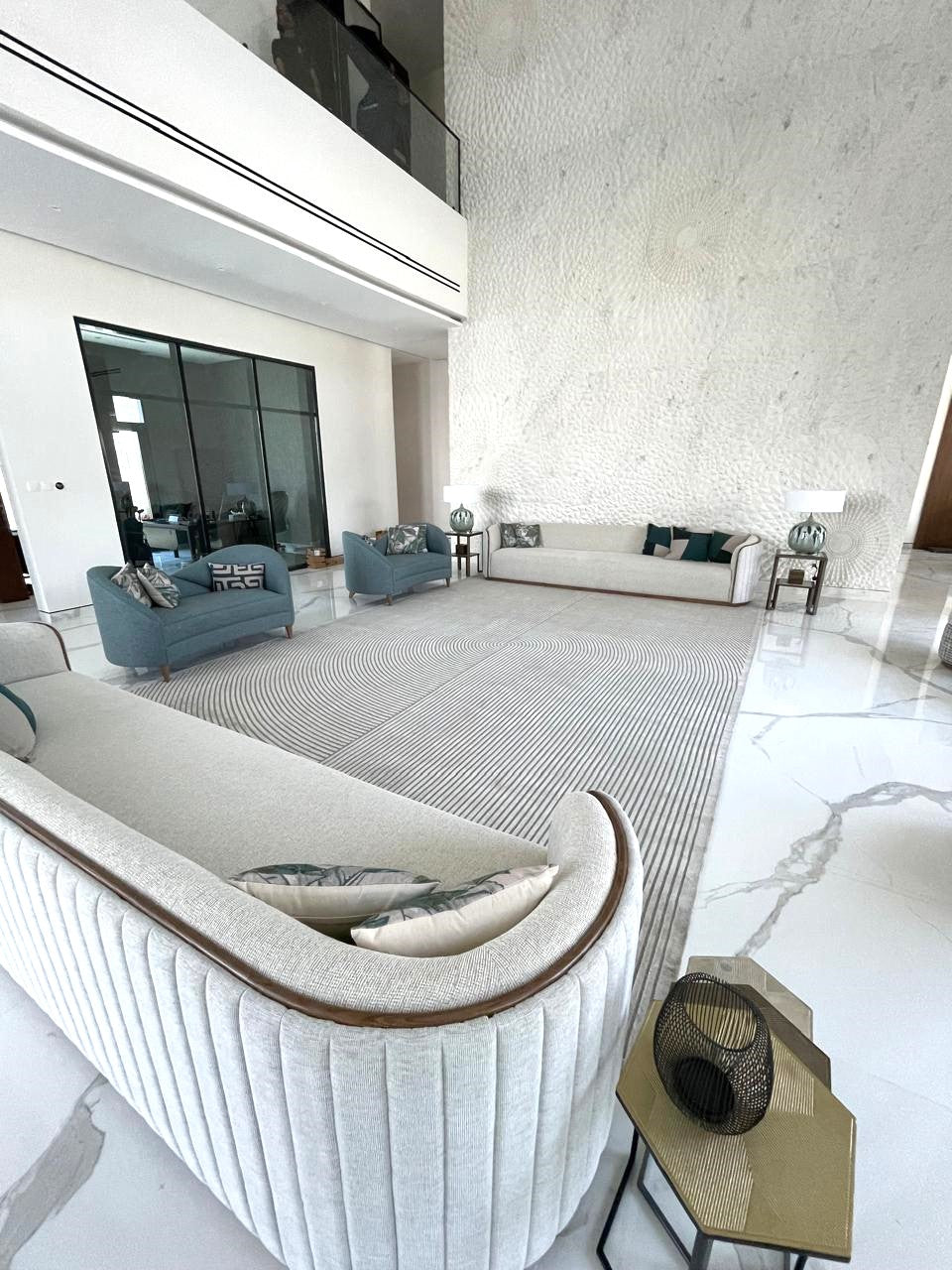 Maze Sandy - Curves & Straight Lines Patterned Carpet | Carpet Centre