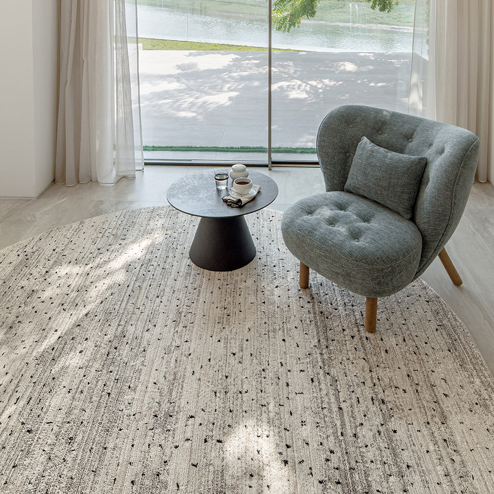 Zen Ashton - Regal Ombre Luxe Round Area Carpet | Carpet Centre